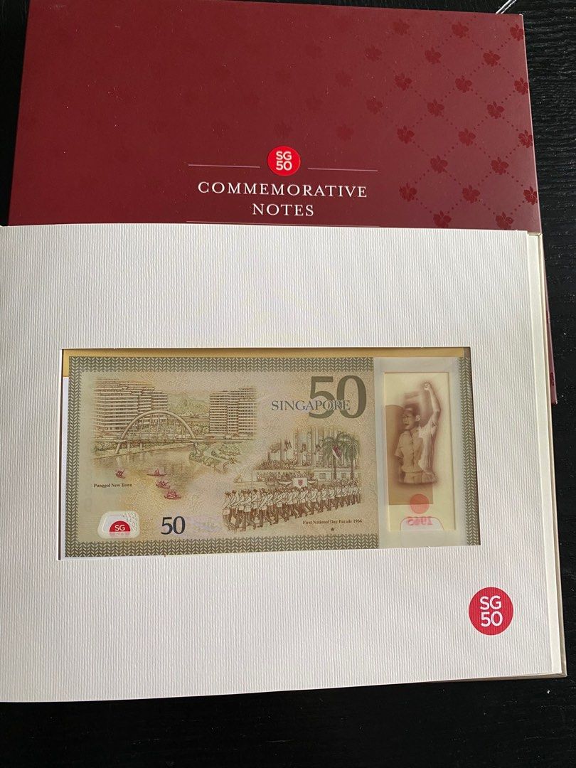 SG50 Commemorative Notes, Hobbies & Toys, Memorabilia & Collectibles ...