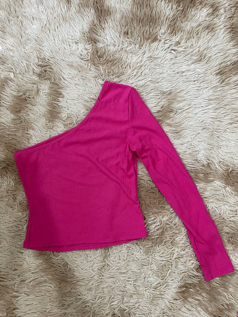 Shein one sided top, Women's Fashion, Tops, Blouses on Carousell