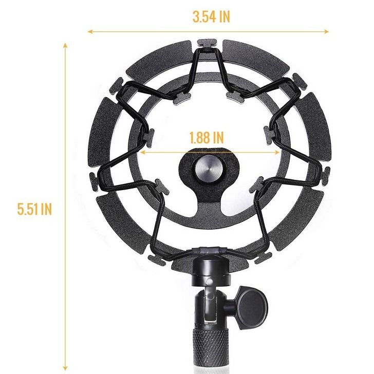 Shock Mount for Blue Yeti, SnowBall, Yeti X , Blue Nano and other Mics ...