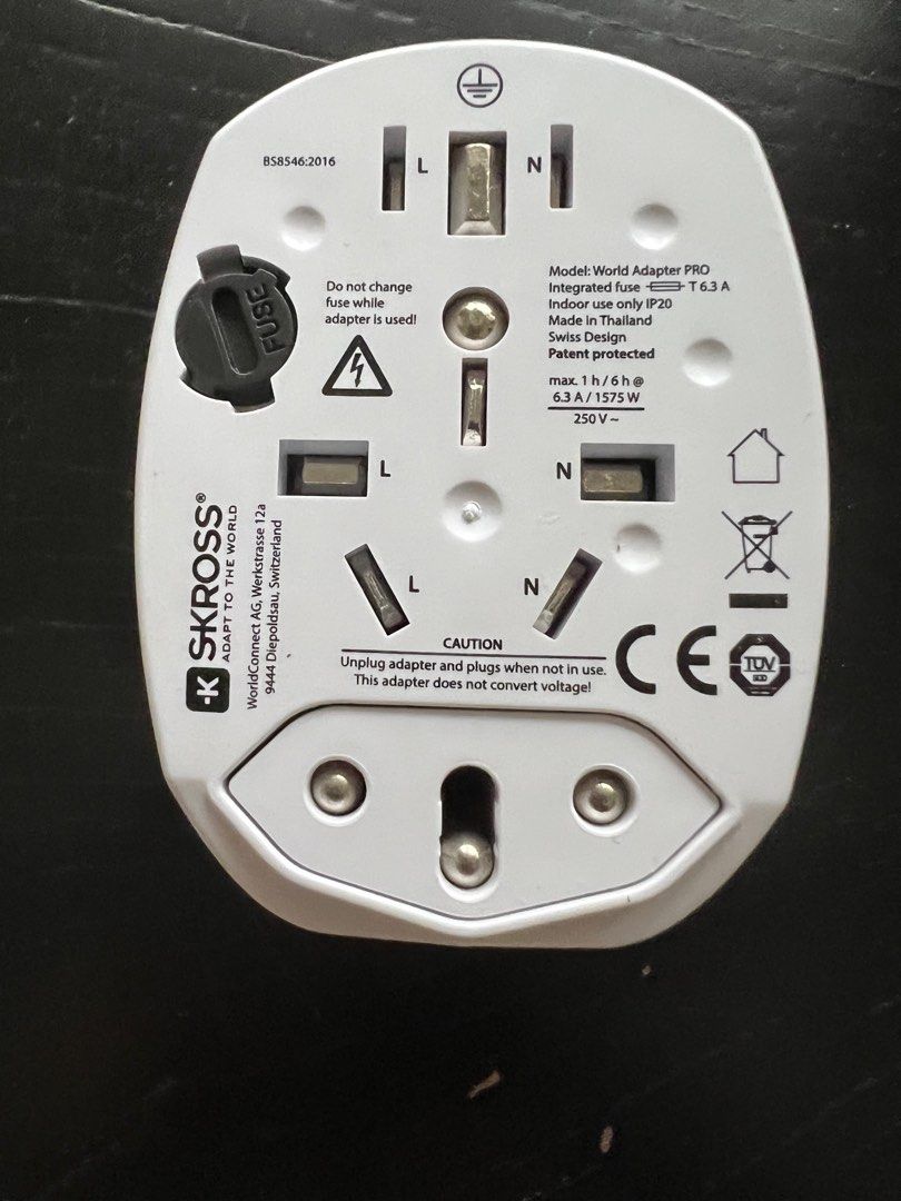 Skross Travel Adapter Brand New, TV & Home Appliances, Electrical ...