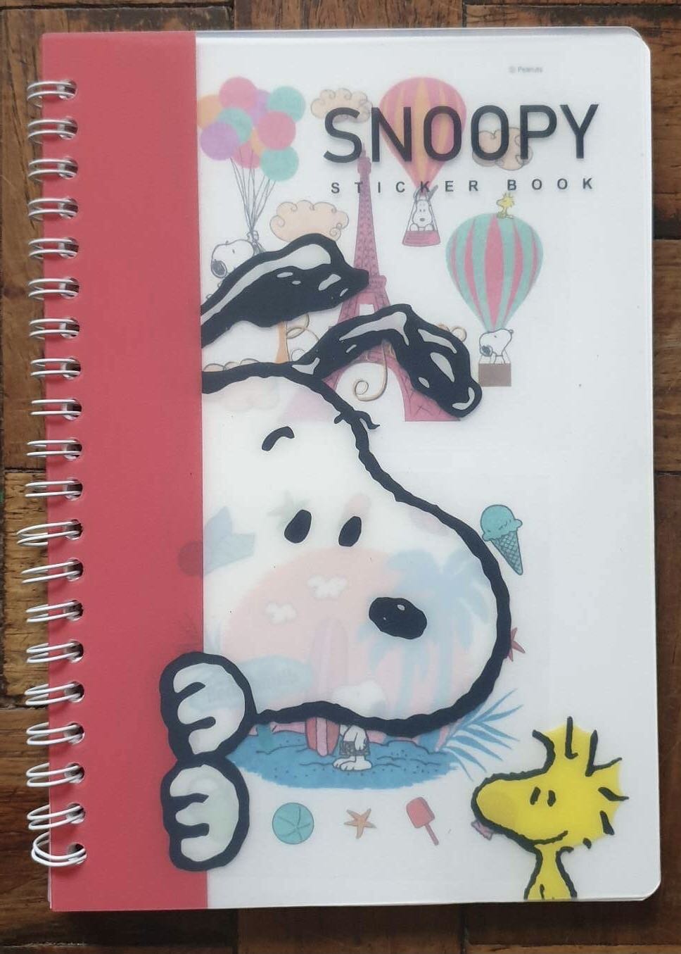 Snoopy sticker book with paper stationaries on Carousell