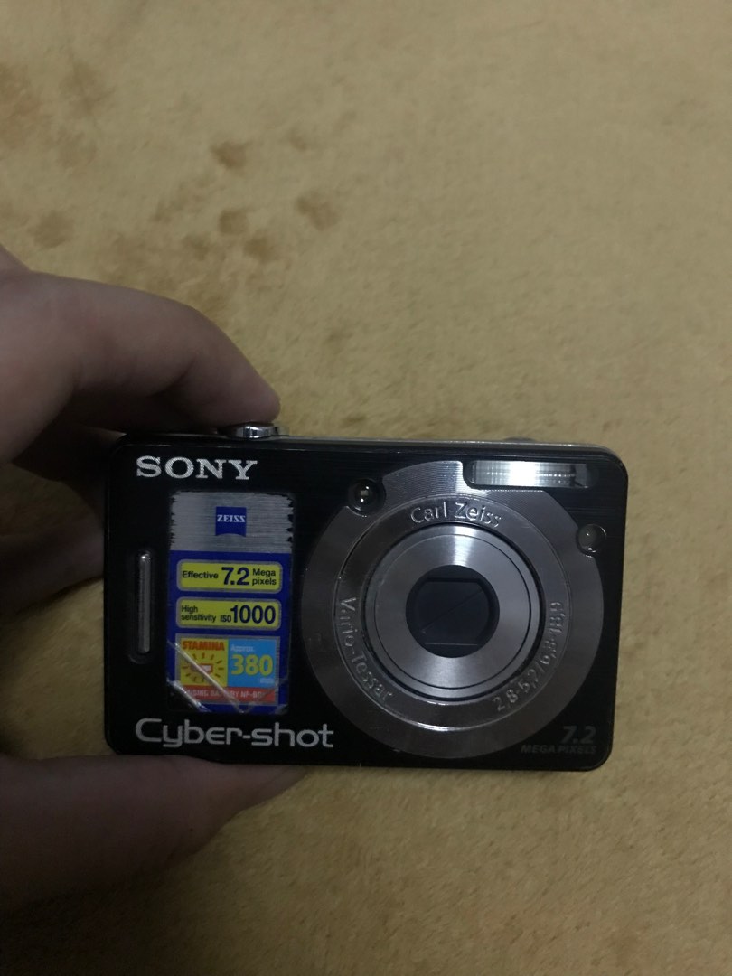 Sony cybershot digicam dsc-w55, Photography, Cameras on Carousell