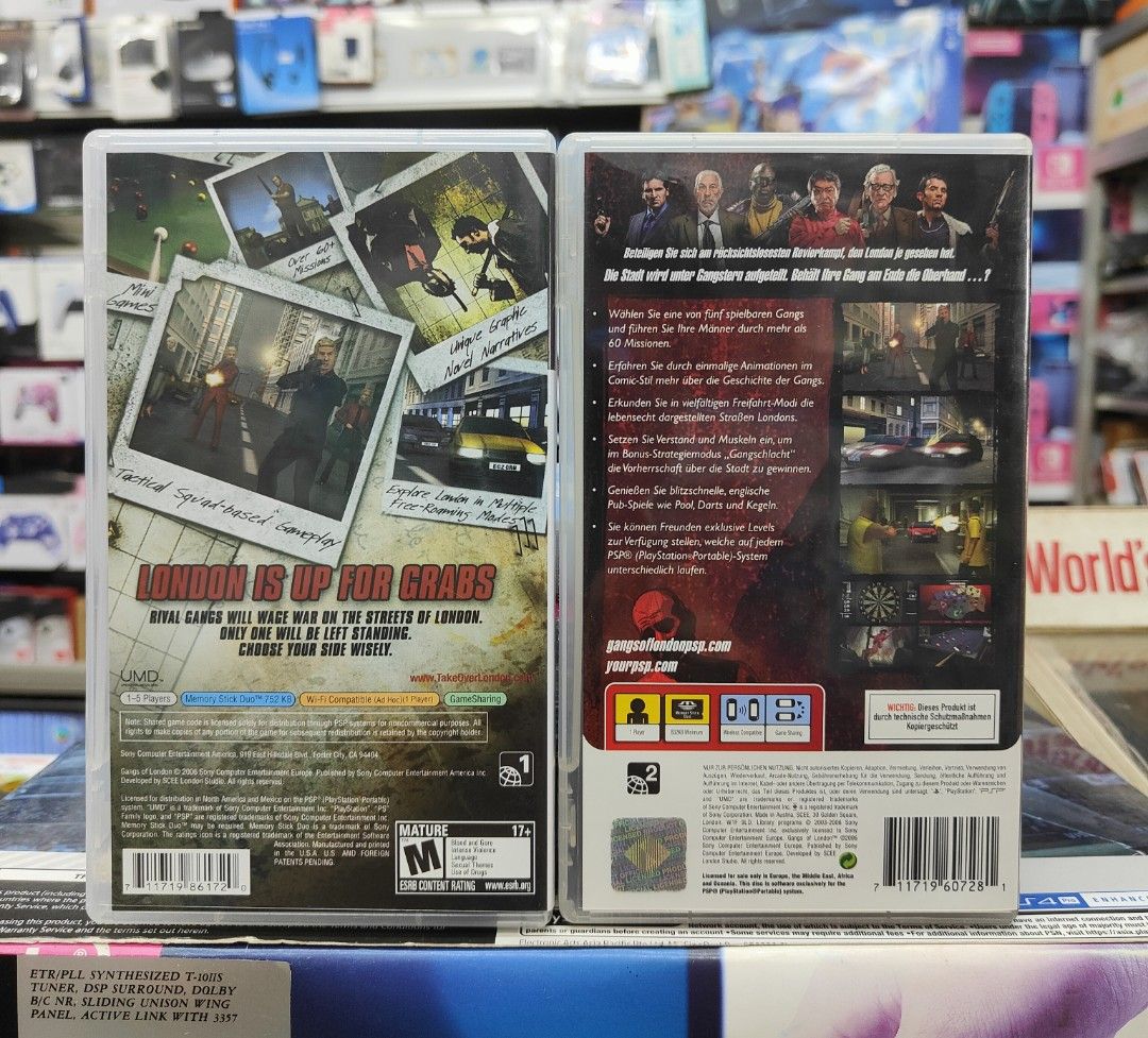 Sony PSP Gangs of London, Video Gaming, Video Games, PlayStation on ...