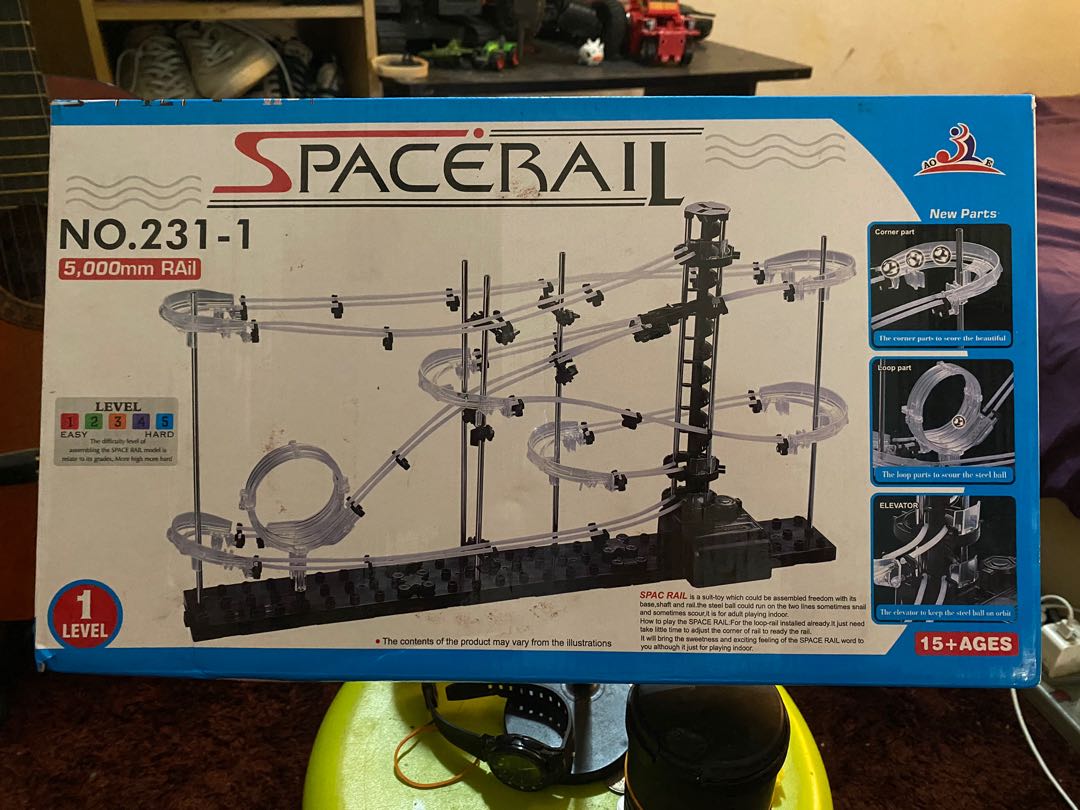 Space rail, Hobbies & Toys, Toys & Games on Carousell