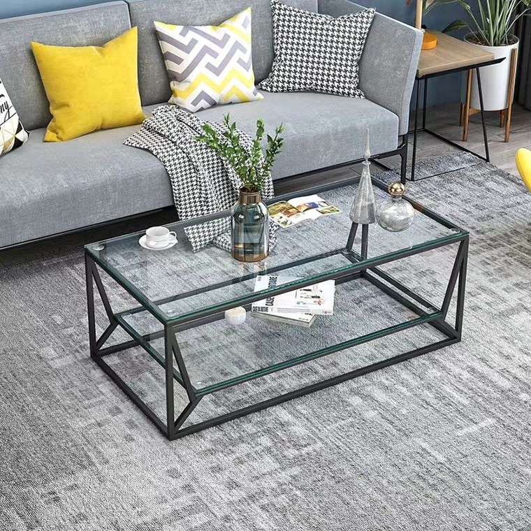 SPIRIT Modern LED Glass Coffee Table, Furniture & Home Living ...