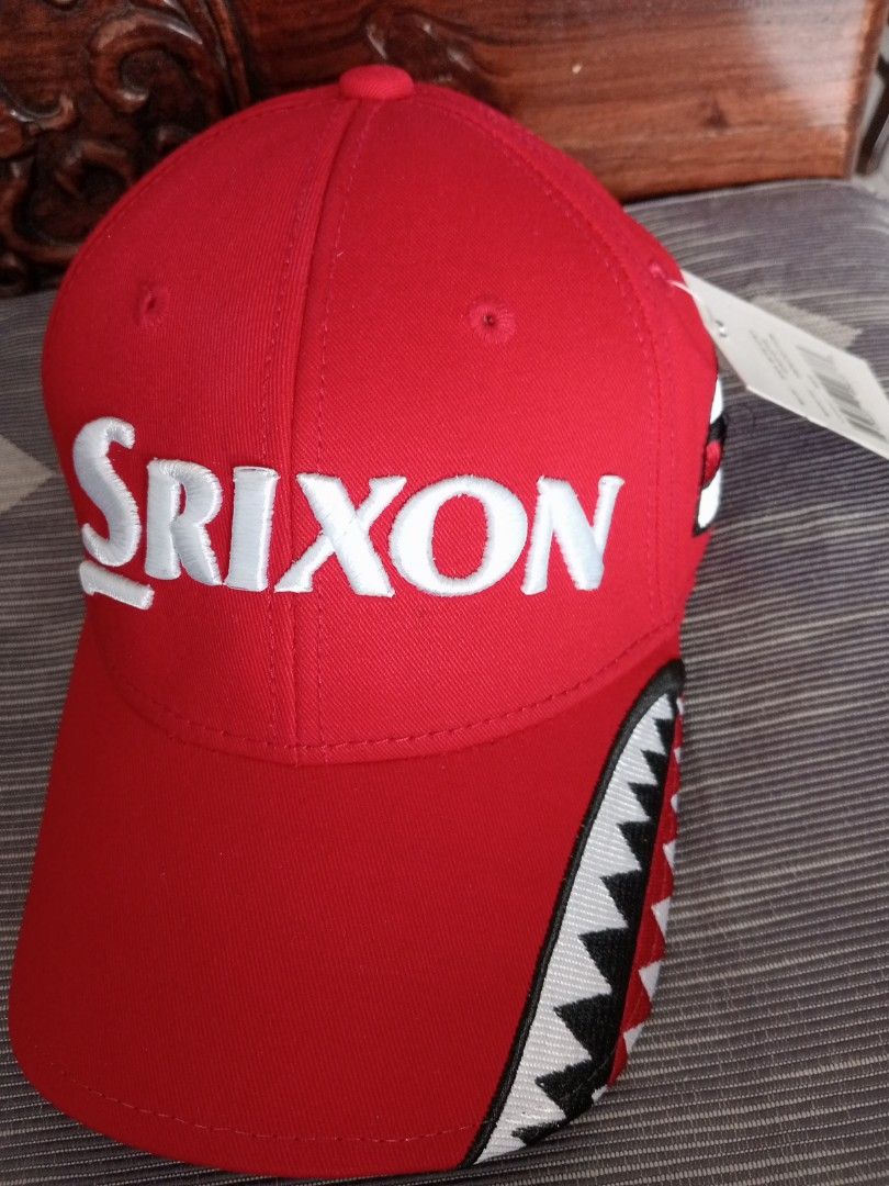 Srixon Red Bite Cap, Men's Fashion, Watches & Accessories, Cap & Hats ...