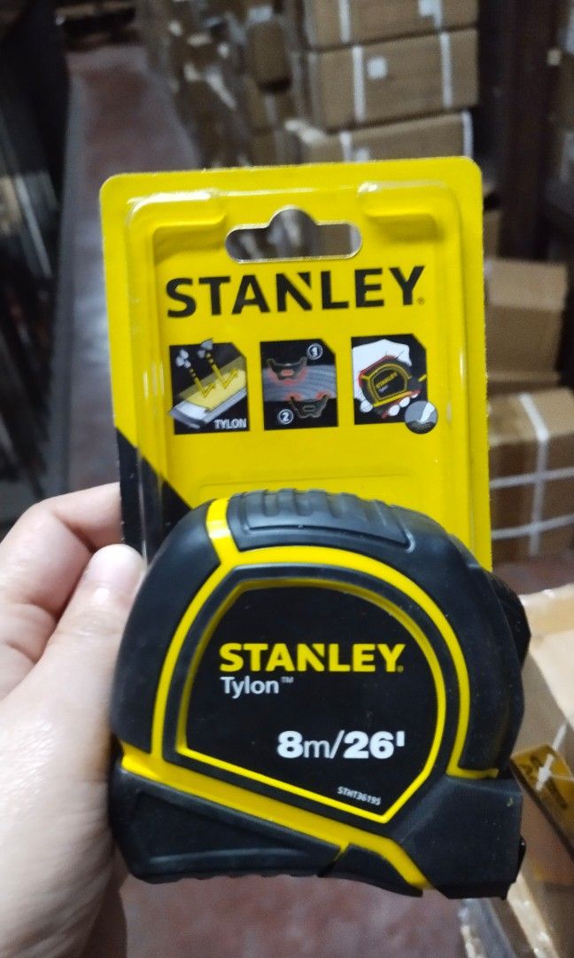 Stanley tape measure 8mt, Commercial & Industrial, Construction Tools ...