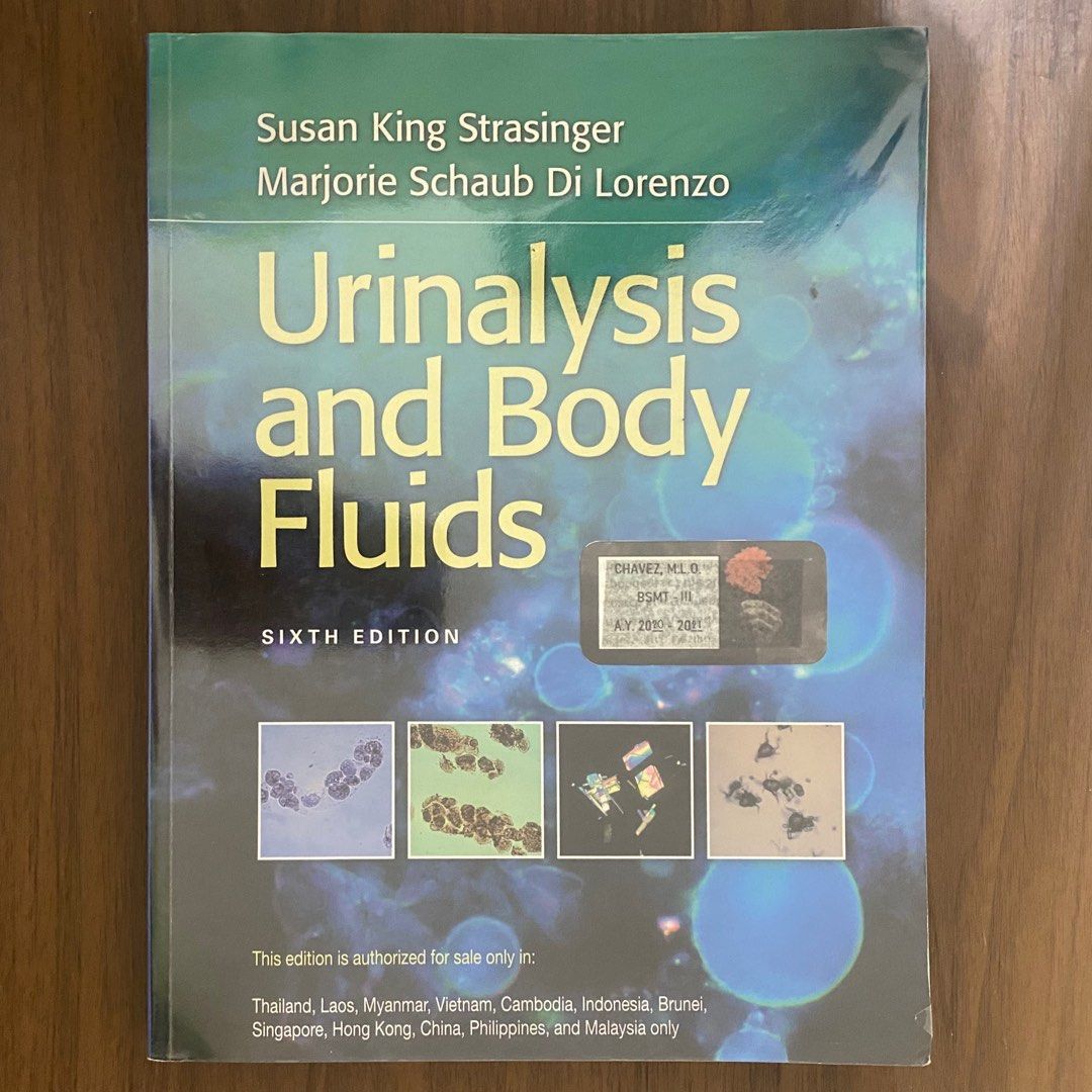 Strasinger - Urinalysis and Body Fluids (6th ed), Hobbies & Toys, Books ...