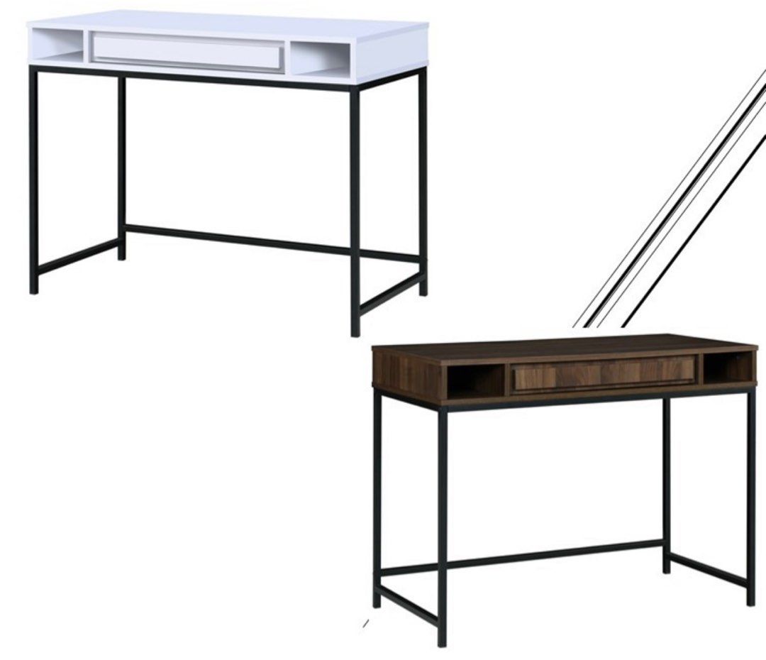 Study Table / Study Desk / Computer Table with Metal legs, Furniture ...