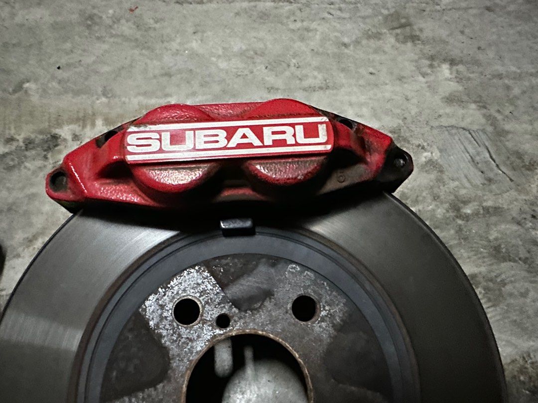 Subaru WRX 4 pot brake caliper, Car Accessories, Accessories on Carousell