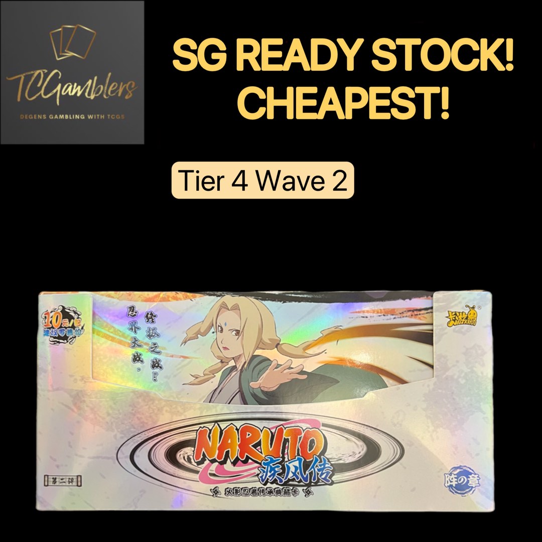 Naruto Kayou T4W2 Tier 4 Wave 2 Booster Box, Hobbies & Toys, Toys & Games on Carousell