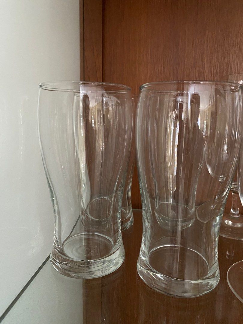 IKEA Tall beer glasses (set of four), Furniture & Home Living ...
