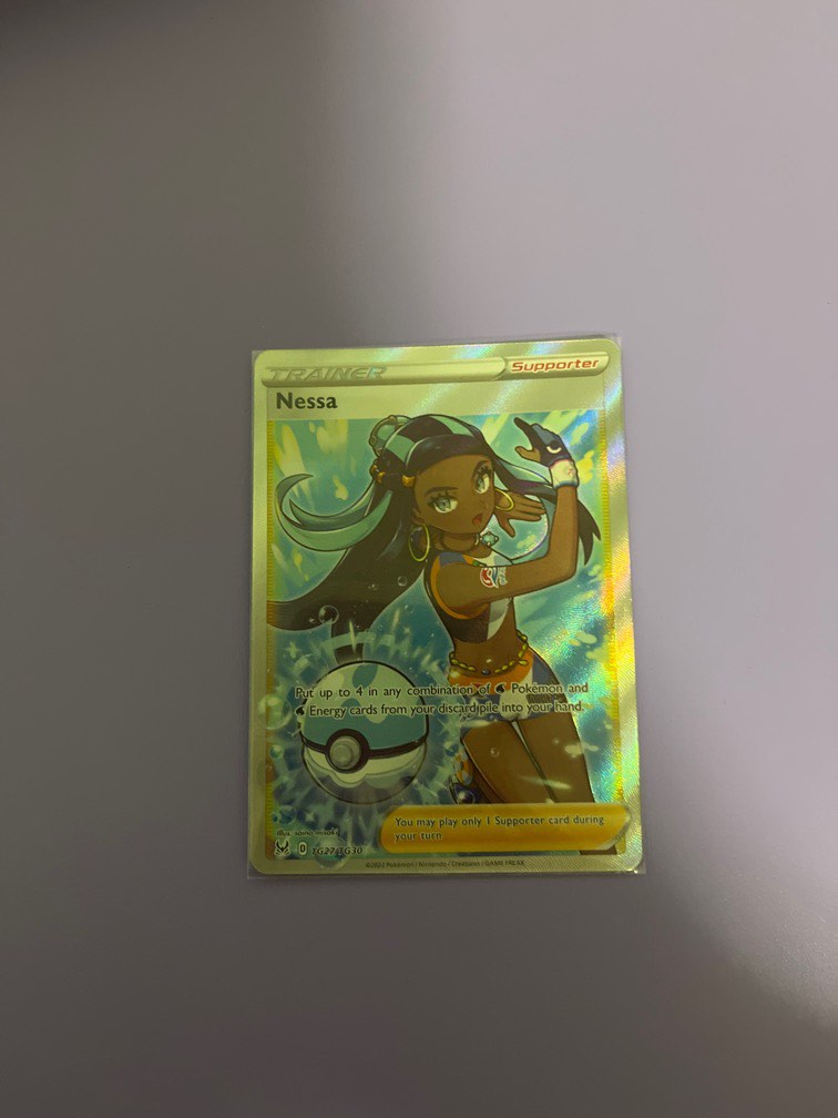 TCG PTCG Pokemon Card Nessa Full Art Waifu Trainer, Hobbies & Toys, Toys & Games on Carousell