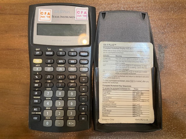 Texas Instruments BA II Plus Financial Calculator(CFA approved ...