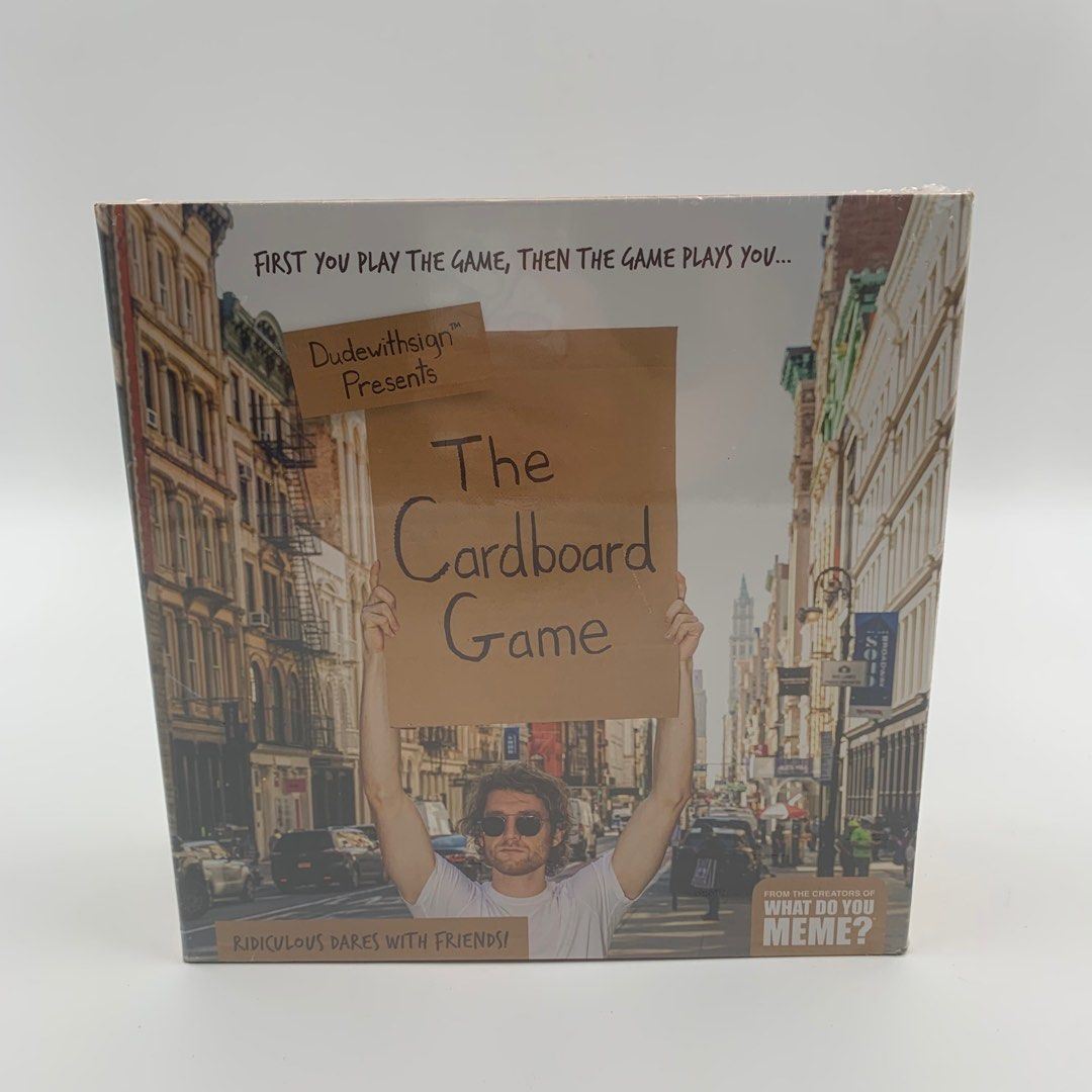 The Cardboard Game (Board Game), Hobbies & Toys, Toys & Games on Carousell