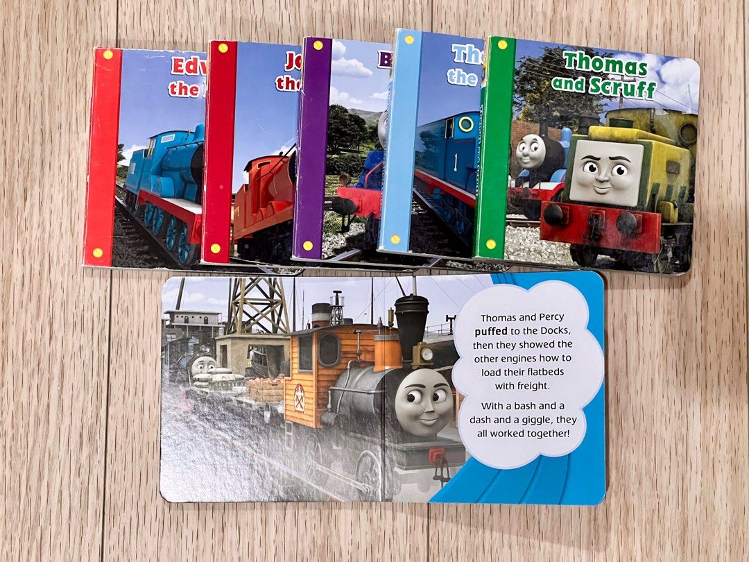 Thomas The Train Board Book Set of 6, Hobbies & Toys, Books & Magazines ...