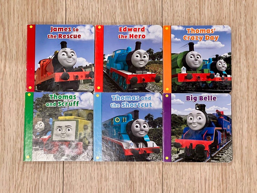 Thomas The Train Board Book Set of 6, Hobbies & Toys, Books & Magazines ...