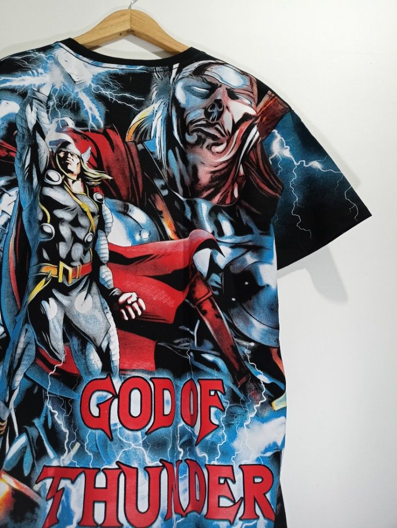 Thor God of Thunder AOP, Men's Fashion, Tops & Sets, Tshirts & Polo Shirts on Carousell