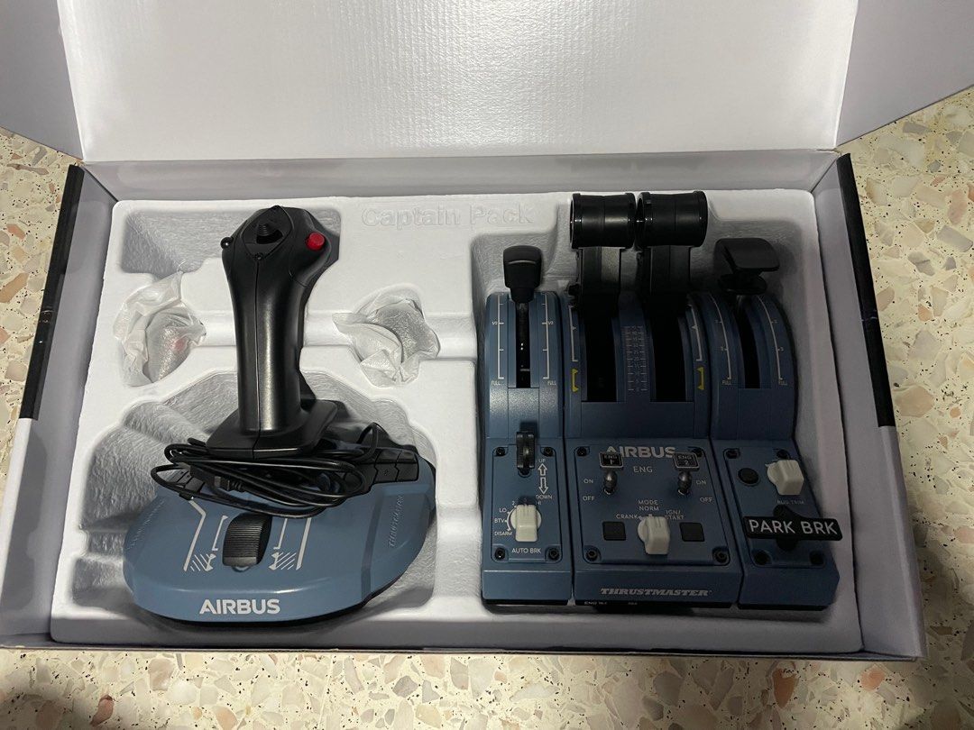 Thrustmaster Airbus Captain Pack TCA, Video Gaming, Gaming Accessories ...
