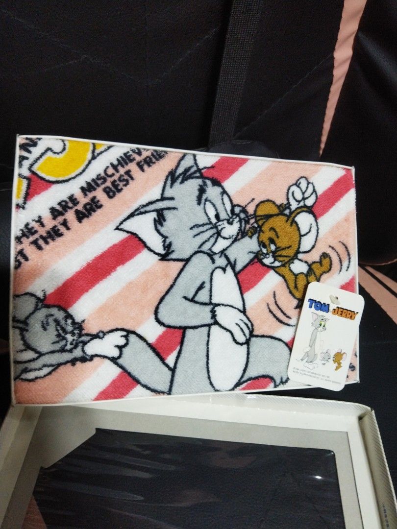 Tom and jerry long face towel wd tag on Carousell