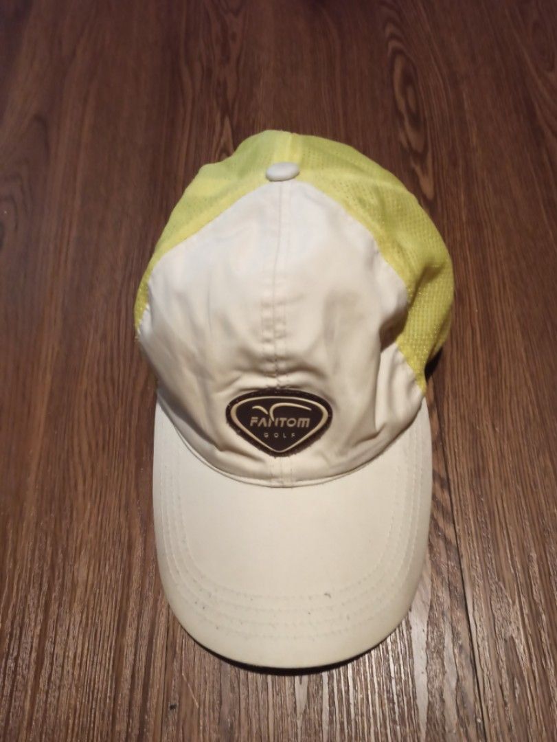 Topi sport Golf warna kuning muda sangat jarang, ventilasi, Fesyen Pria ...