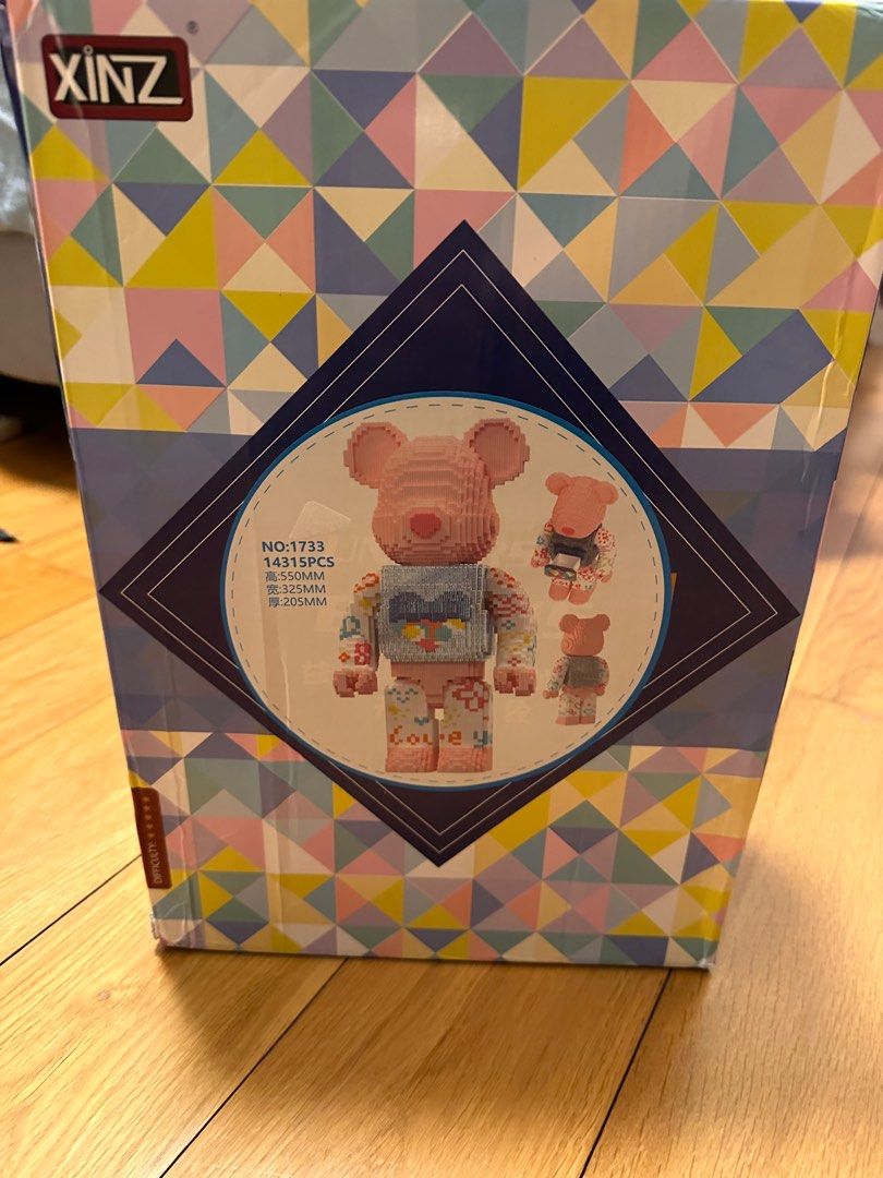 Toy brick not lego bear with LED, Hobbies & Toys, Toys & Games on Carousell