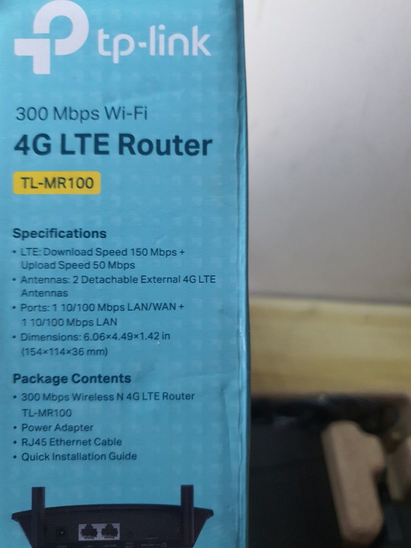 TPLink Modem Router 4G LTE Internet, Computers & Tech, Parts & Accessories, Other Accessories on ...