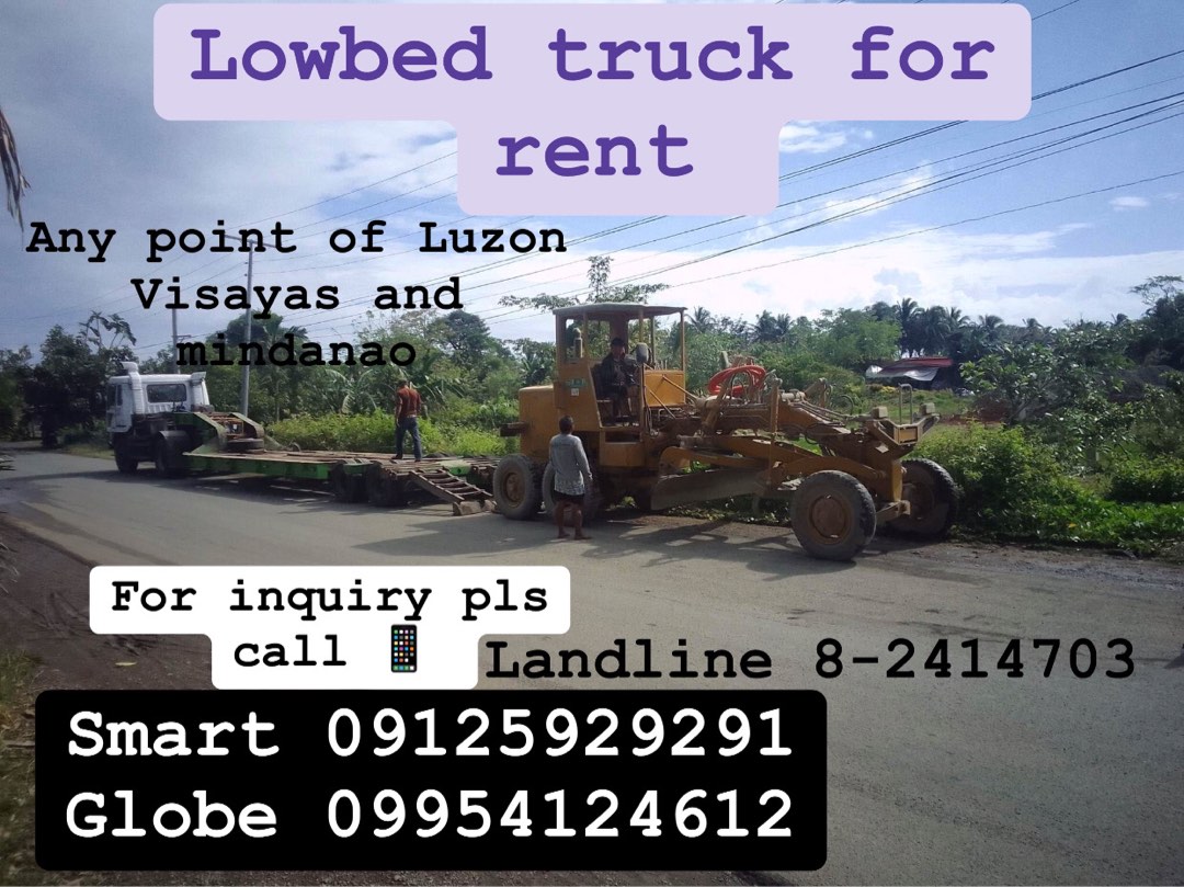 Truck for rent lowbed truck 10wheeler wing van 6wheeler closed van open ...