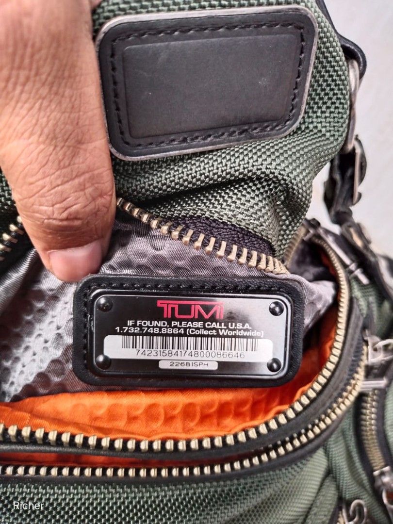 Tumi alpha backpack, Fesyen Pria, Tas & Dompet , Ransel di Carousell