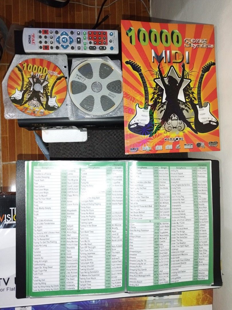 DEVANT brand 32" TV, PAL brand DVD Player, TV Rack Wall Mount, ABS CBN ...