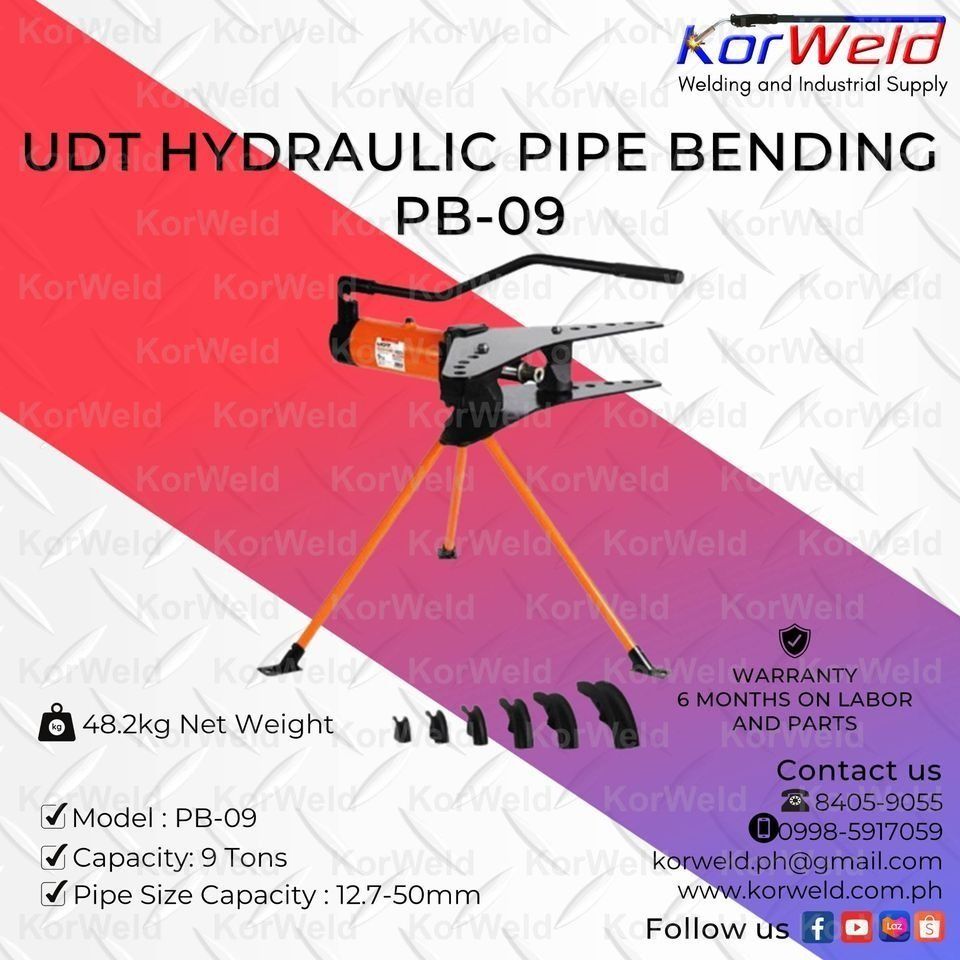 UDT Hydraulic Pipe Bending PB-09, Commercial & Industrial, Construction Tools & Equipment on ...