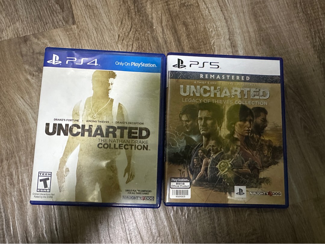 uncharted 1-4 bundle, Video Gaming, Video Games, PlayStation on Carousell