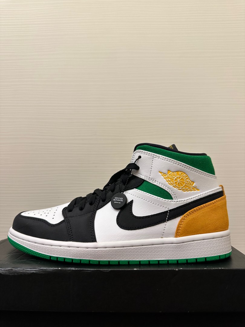 (US 8) BNDS Air Jordan 1 Mid SE Oakland, Men's Fashion, Footwear ...