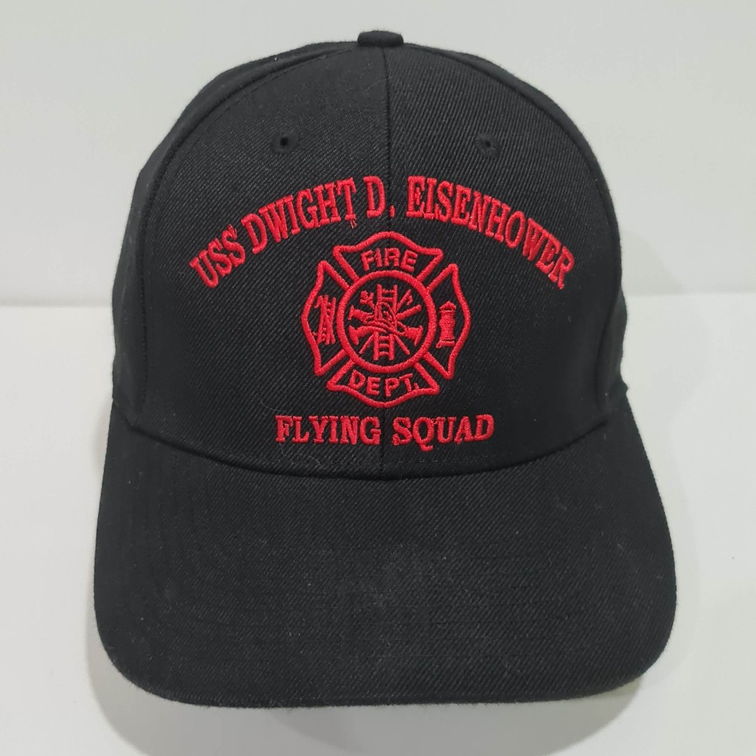 USS Dwight Eisenhower Flying Squad Cap, Men's Fashion, Watches ...