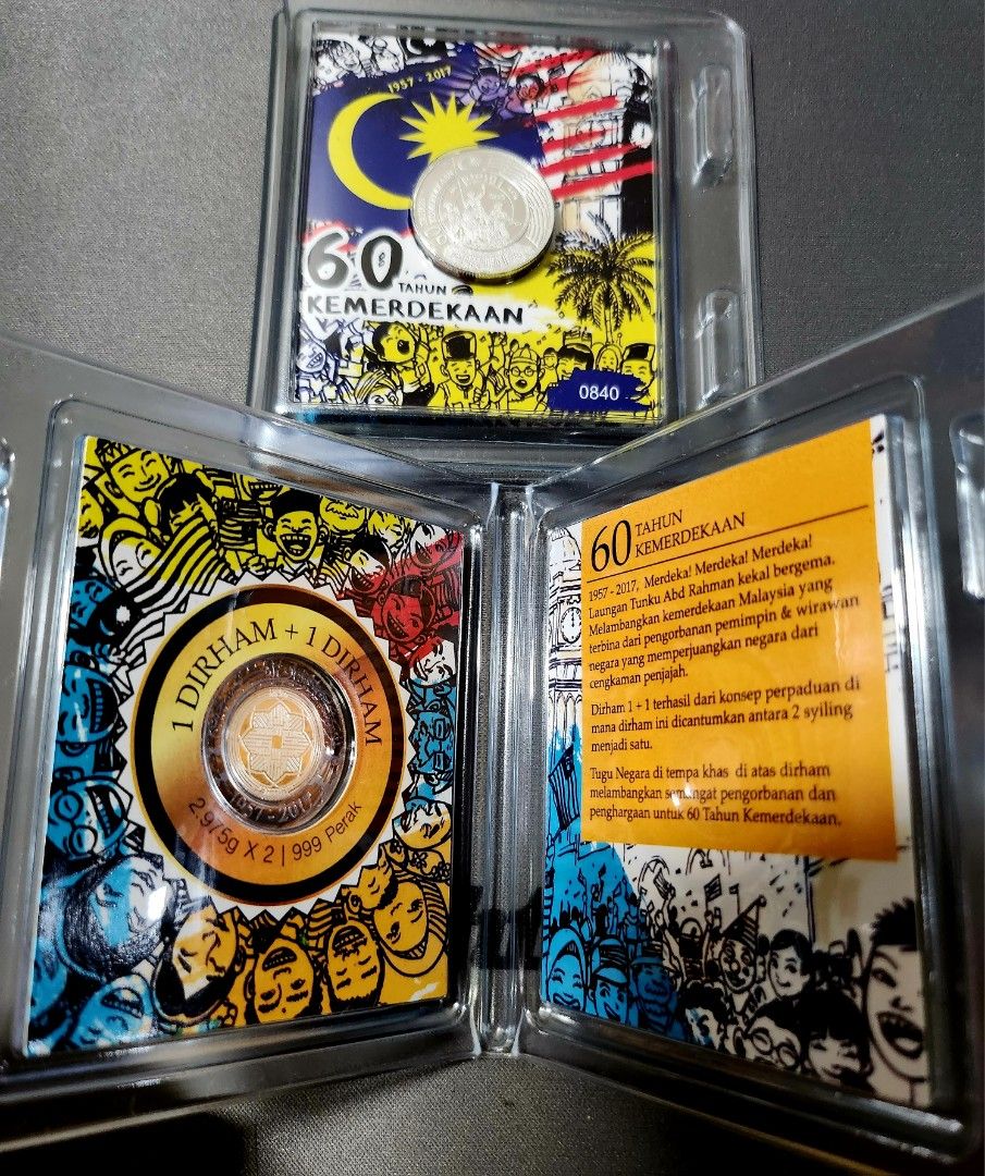 Varieties of Dirham Silver ( Eid Mubarak, Hajj, Merdeka, Drachma ...