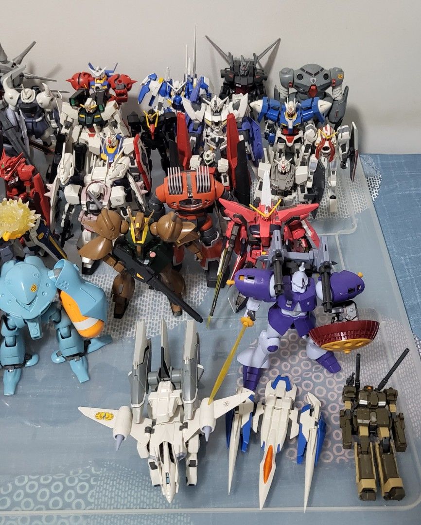 Various built gundam models (READ DESCRIPTION), Hobbies & Toys, Toys ...