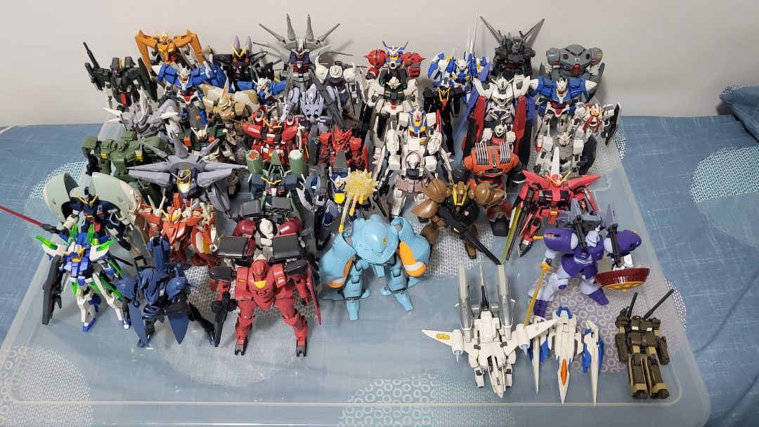 Various built gundam models (READ DESCRIPTION), Hobbies & Toys, Toys ...
