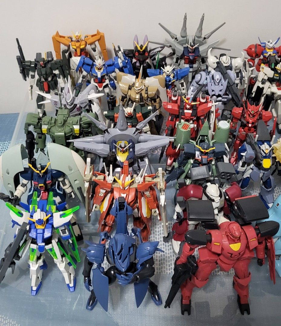 Various built gundam models (READ DESCRIPTION), Hobbies & Toys, Toys ...