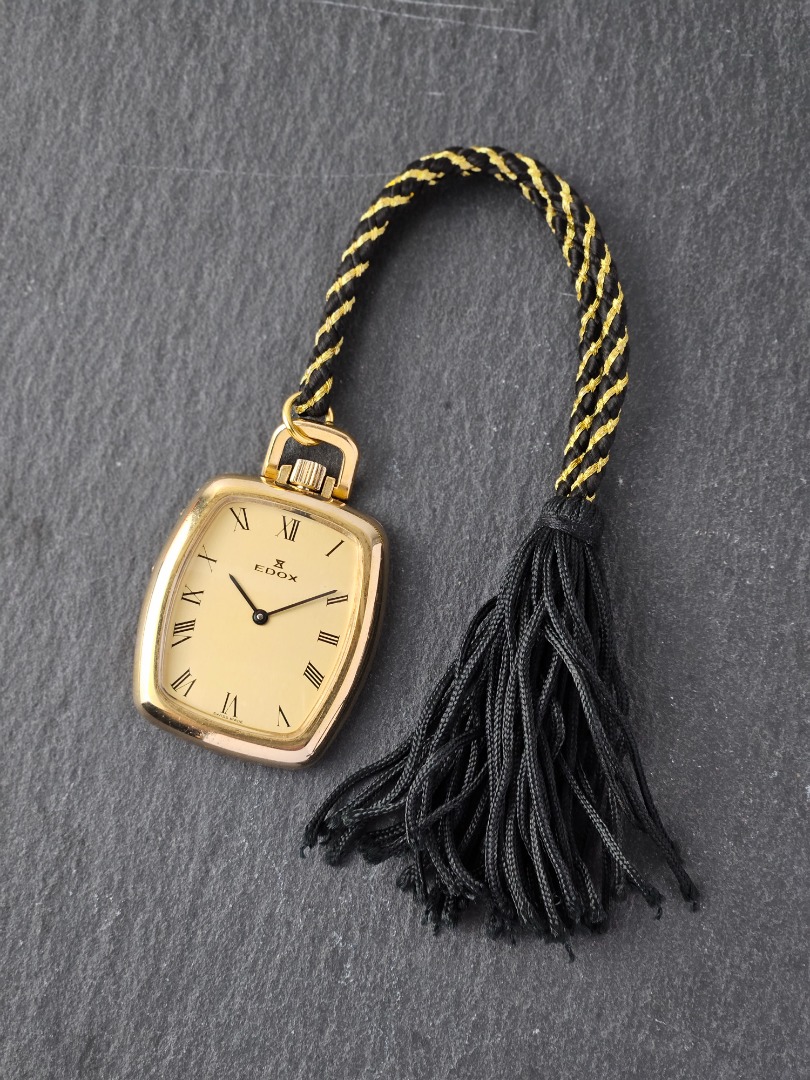 Vintage Edox Manual Winding Pocket Watch, Men's Fashion, Watches ...