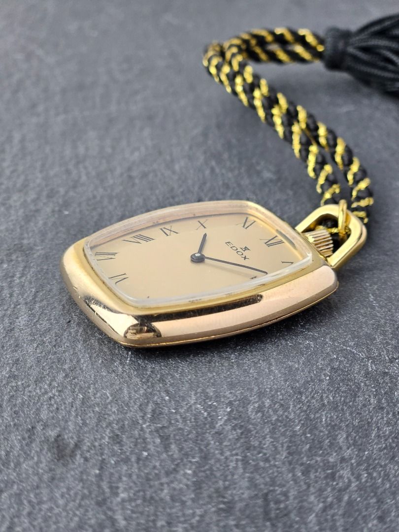 Vintage Edox Manual Winding Pocket Watch, Men's Fashion, Watches ...
