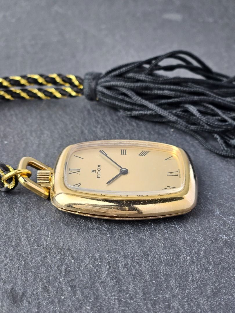 Vintage Edox Manual Winding Pocket Watch, Men's Fashion, Watches ...
