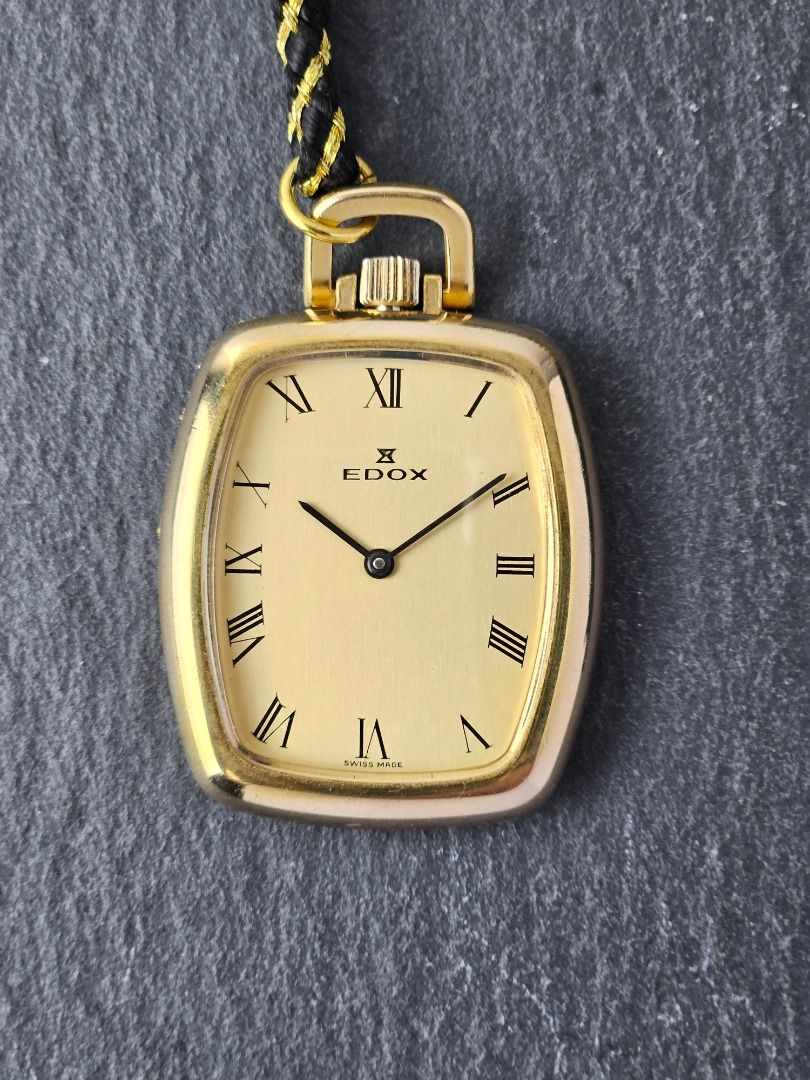 Vintage Edox Manual Winding Pocket Watch, Men's Fashion, Watches ...