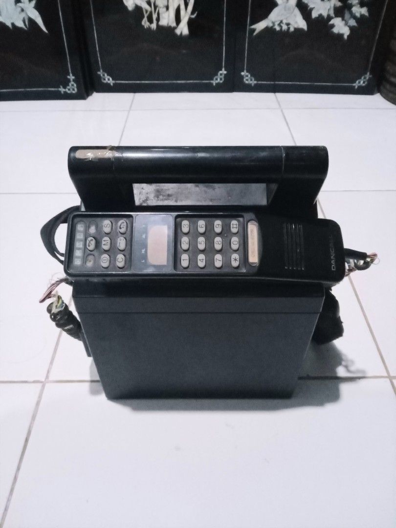 Vintage mobile telephone DANCALL denmark koleksi antik dekorasi klasik ...