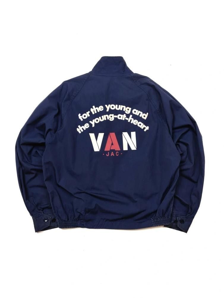 Vintage OG Van Jac Bomber Harrington Jacket Spellout, Men's Fashion ...