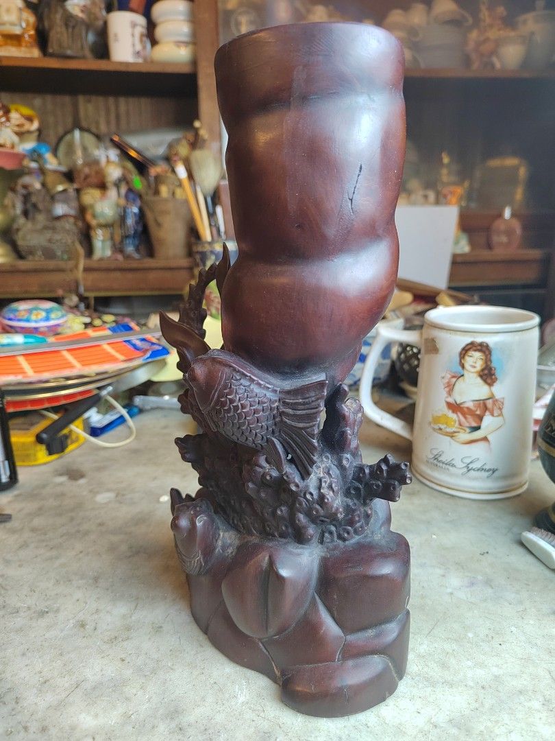 Vintage rosewood carving, Hobbies & Toys, Collectibles & Memorabilia, Vintage Collectibles on ...