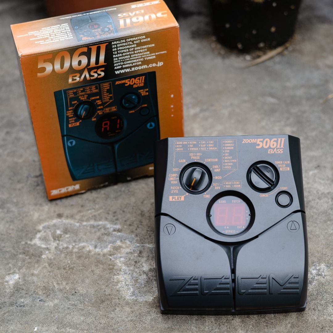 Vintage Zoom 506II Bass multi-effects pedal - made in Japan!, Hobbies ...