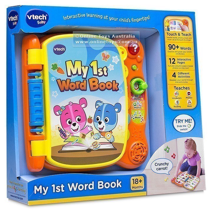 VTech My First Word Book, 興趣及遊戲, 玩具 & 遊戲類 - Carousell