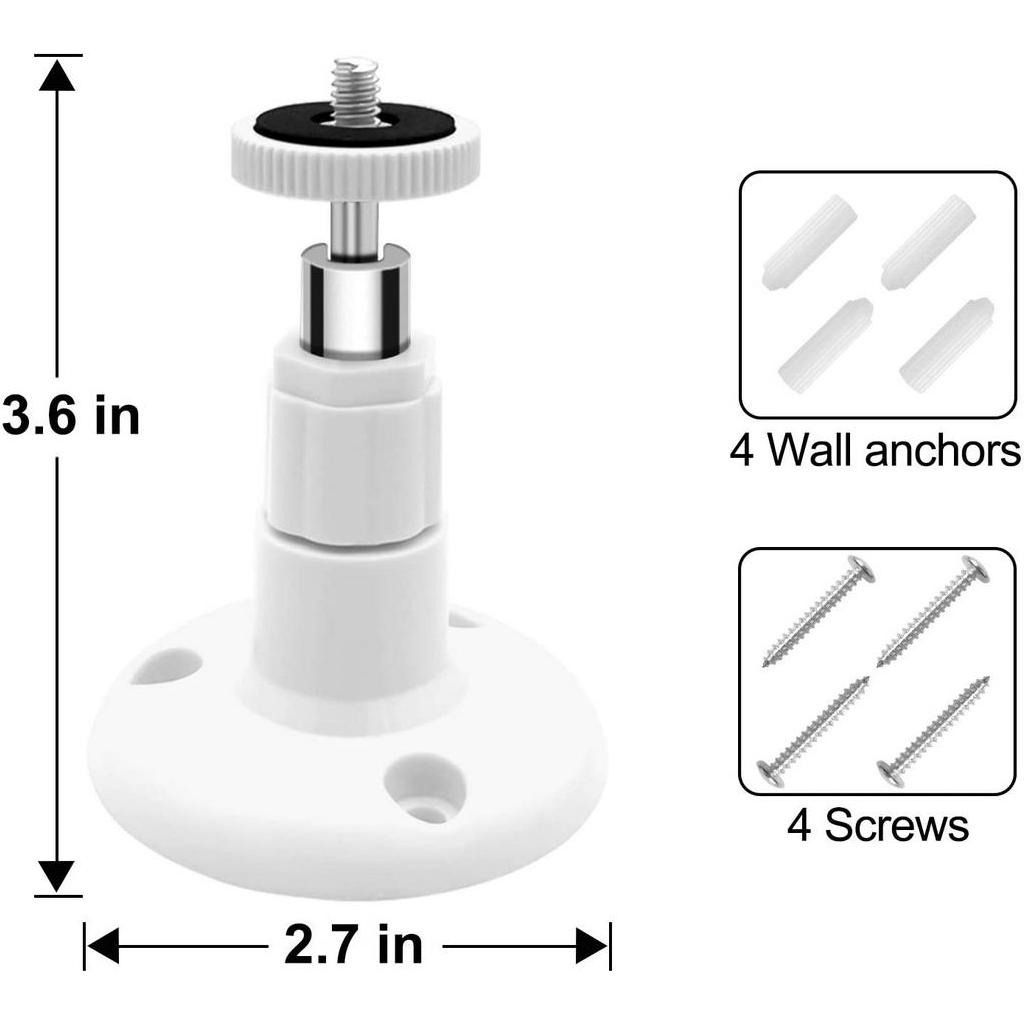 Wall Mount for Wyze Cam Pan , 360 Degree Swivel Adjustable Indoor and ...