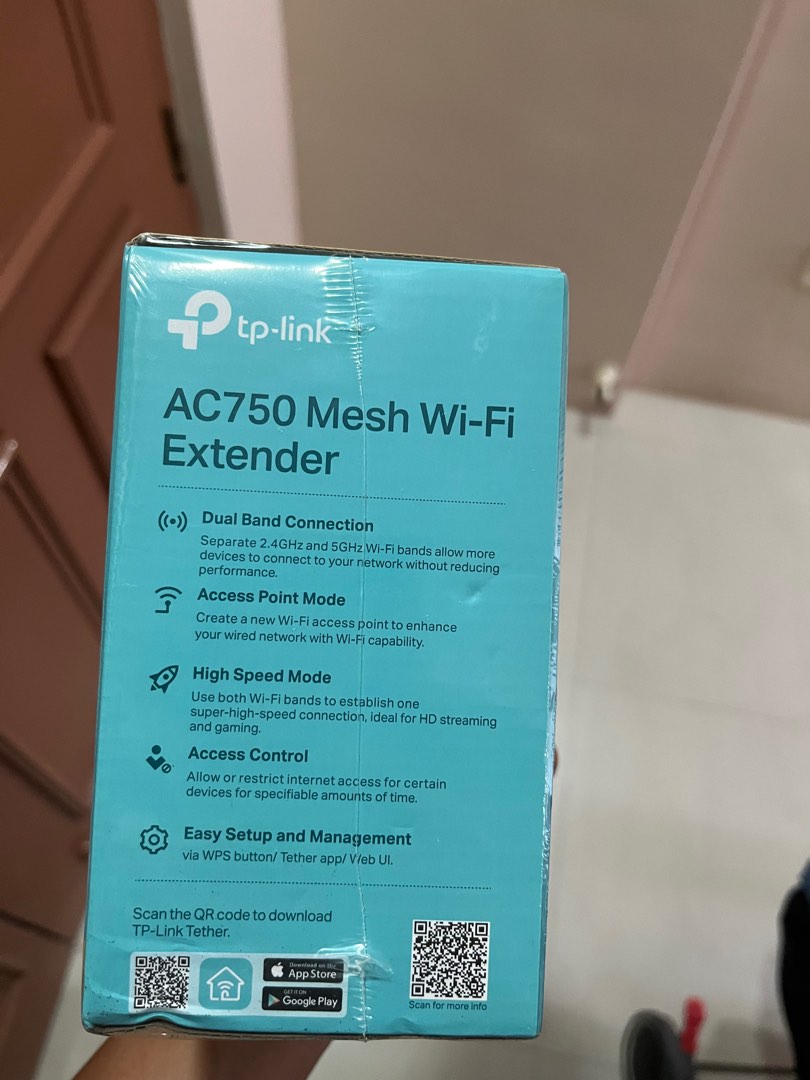 Wifi Booster - AC 750 Dual band - Mesh Wifi extender, Computers & Tech ...