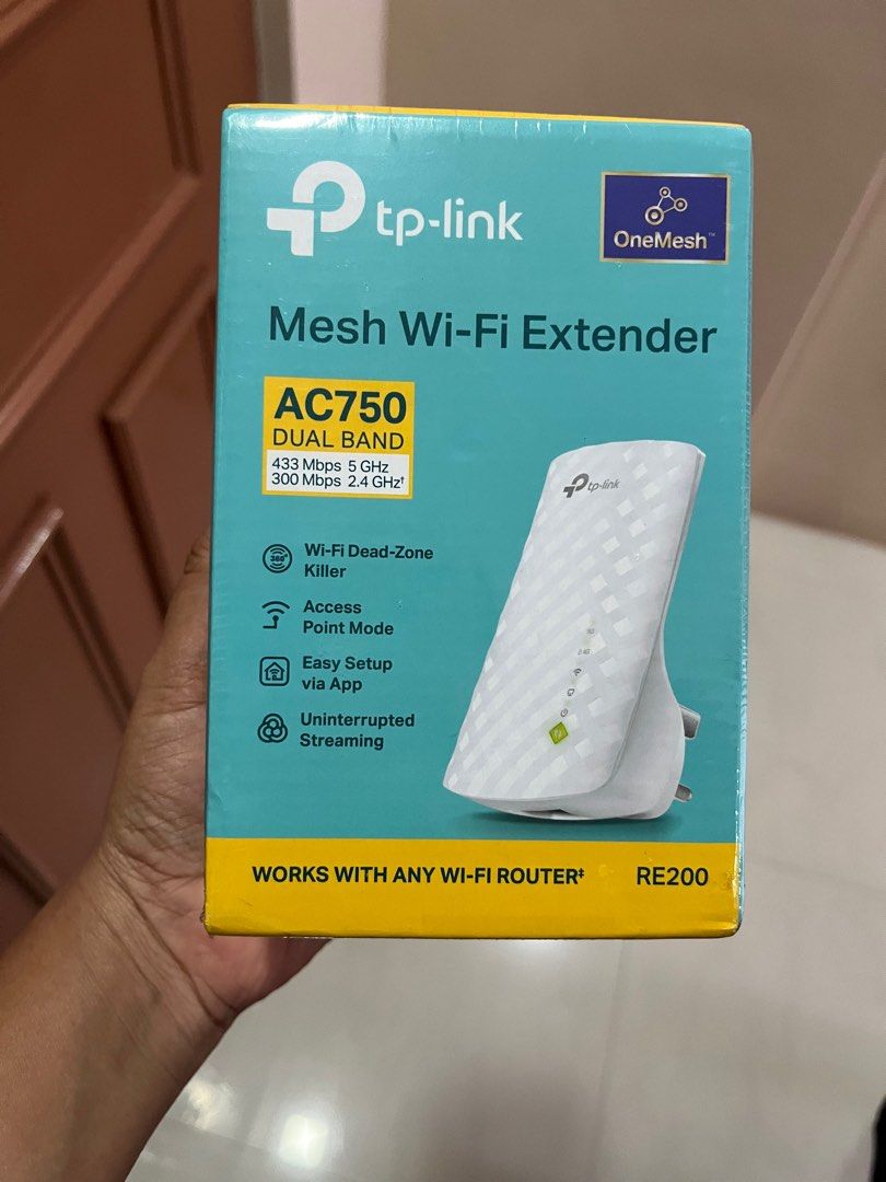 Wifi Booster - AC 750 Dual band - Mesh Wifi extender, Computers & Tech ...